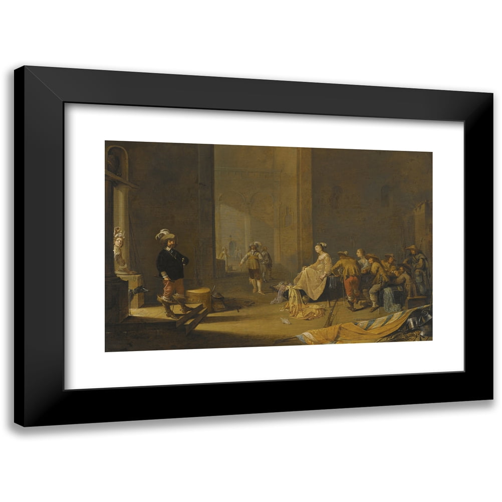 Jacob Duck 24x17 Black Modern Framed Museum Art Print Titled - An ...