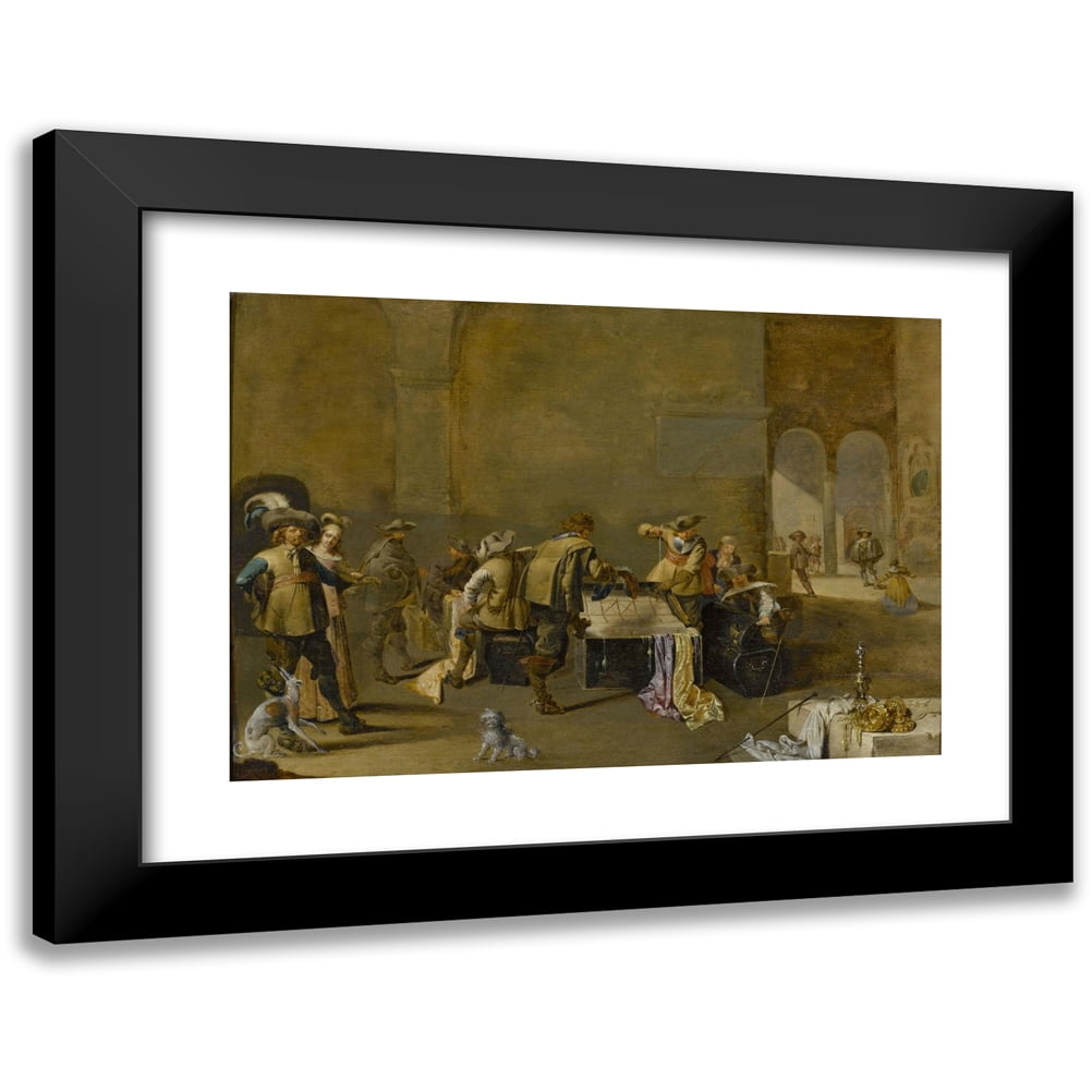 Jacob Duck 24x18 Black Modern Framed Museum Art Print Titled ...