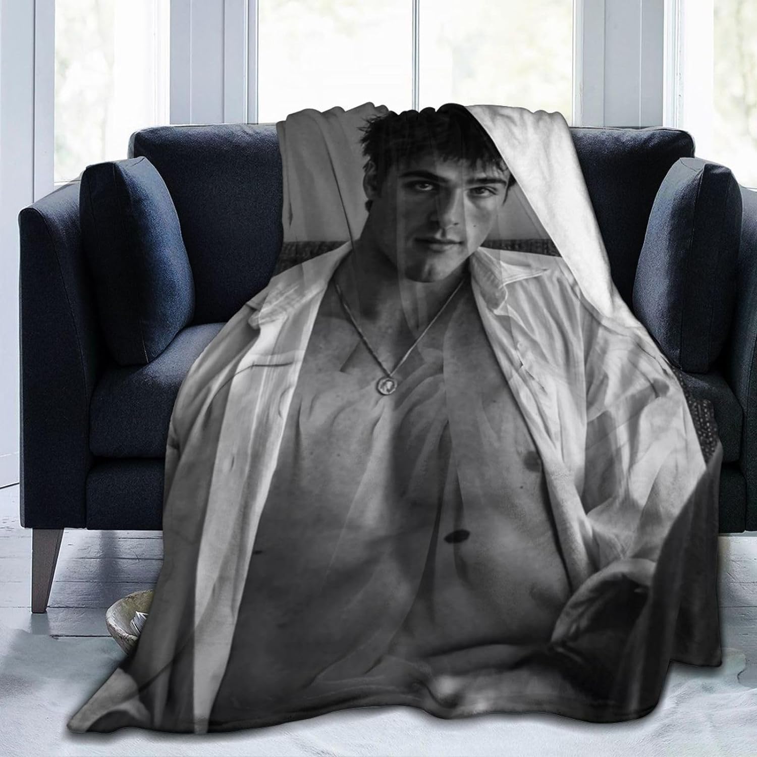 Jacob Elordi Collage Blanket Super Soft Throw Blanket Silky Flannel ...