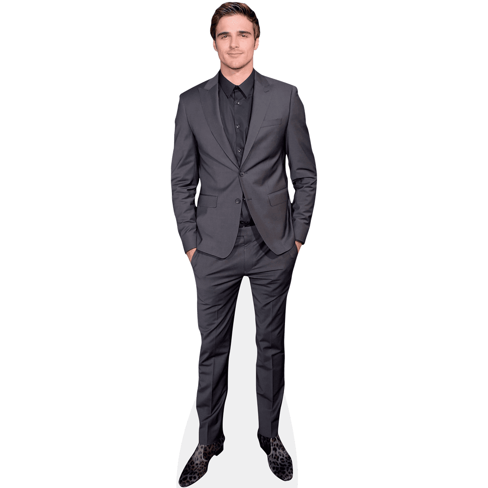 Jacob Elordi Grey Suit Lifesize Cardboard Cutout Standee