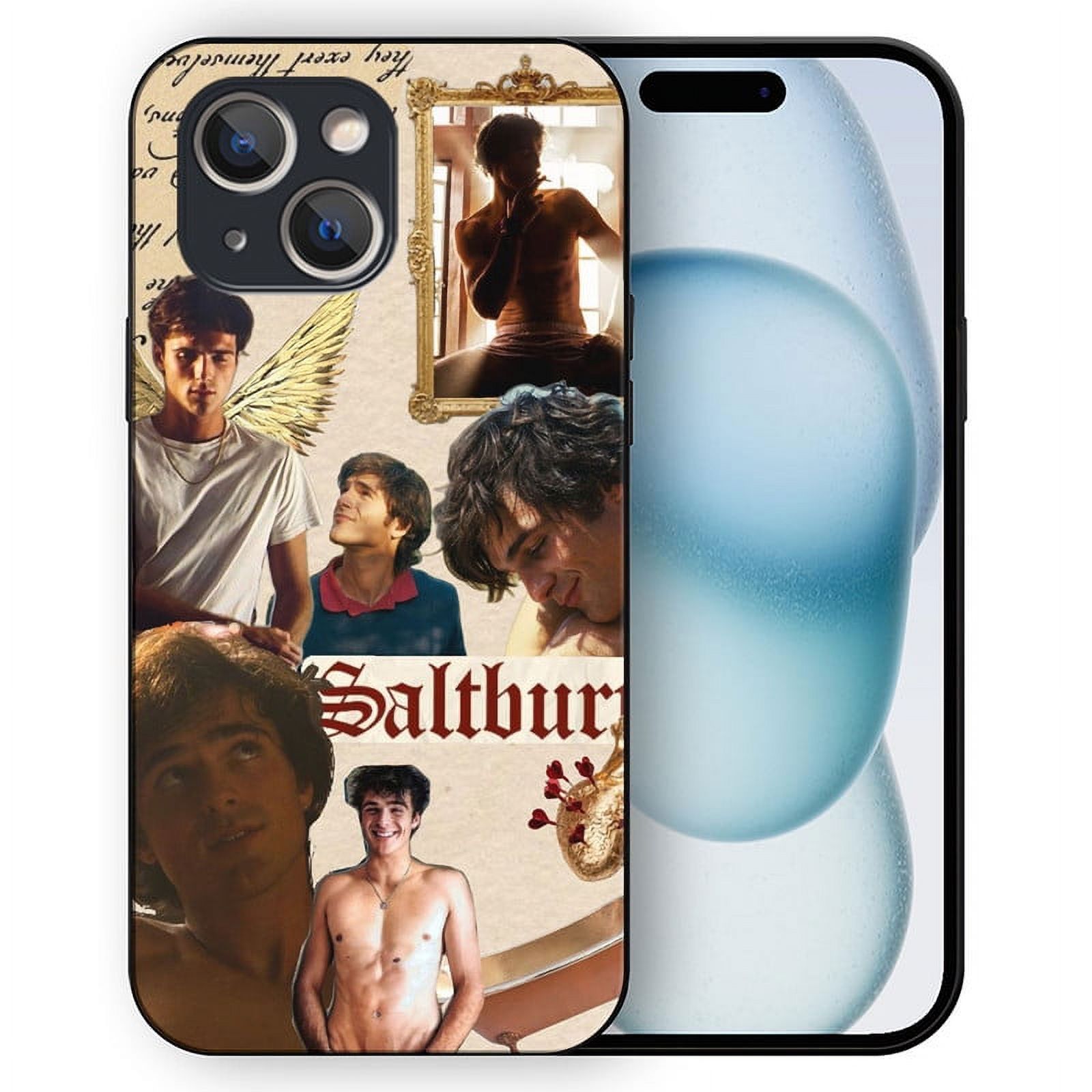 Jacob Elordi Phone Case, for iPhone 13, showcasing a collage print of ...