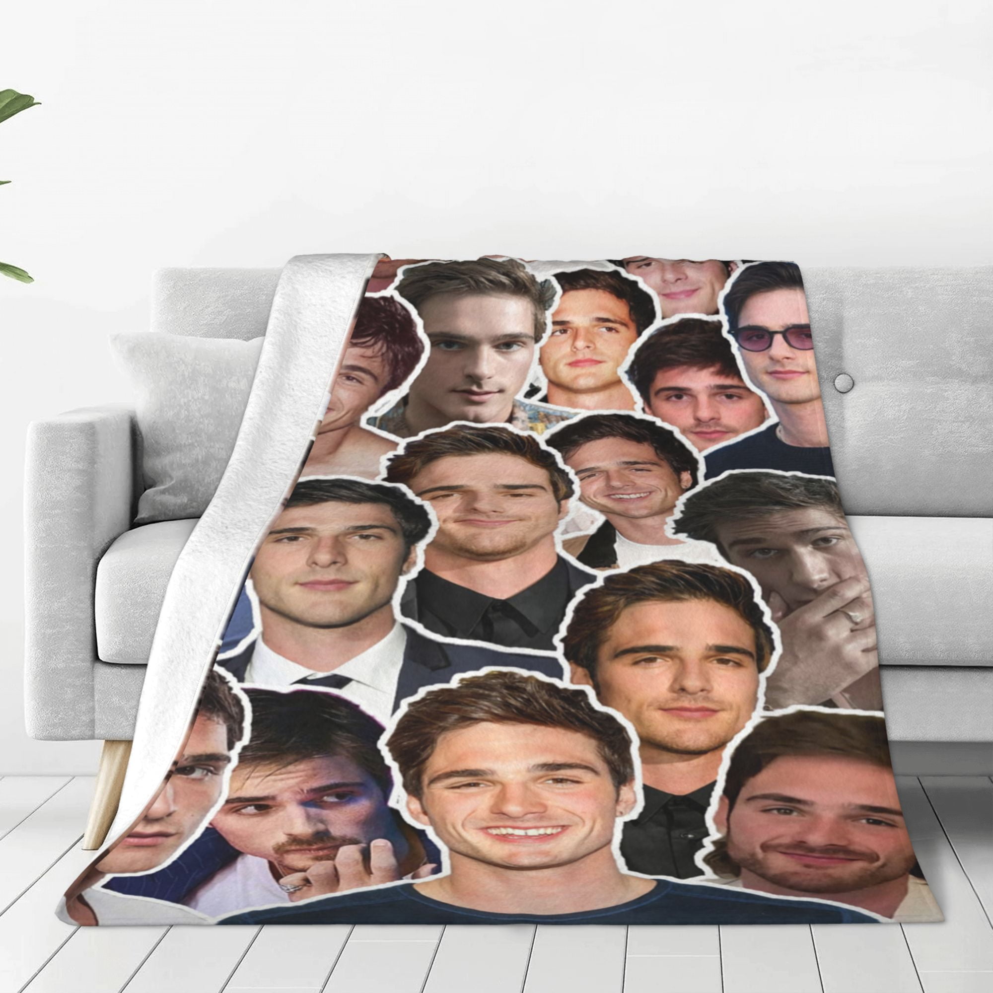 Jacob Elordi Throw Blanket Soft Plush Travel Blanket For Bedroom Living ...