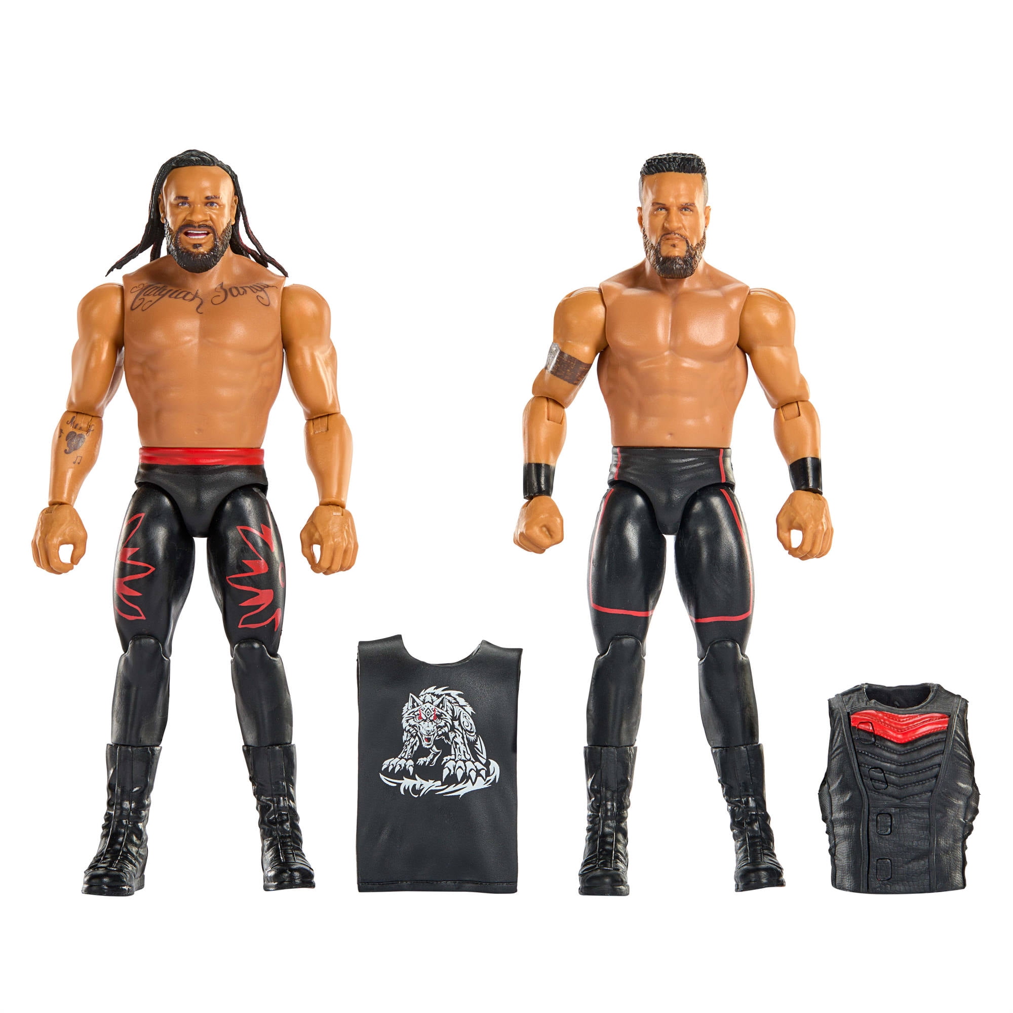 WWE Main Event Showdown Tama Tonga & Jacob Fatu Action Figures Set ...