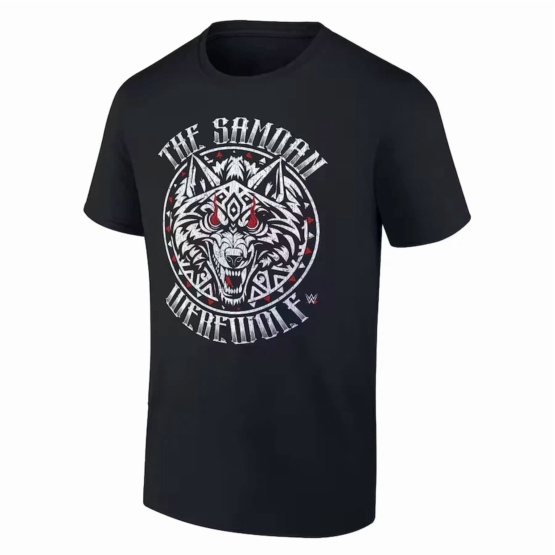 Jacob Fatu The Samoan Werewolf WWE Black T-Shirt 2025 - Walmart.com
