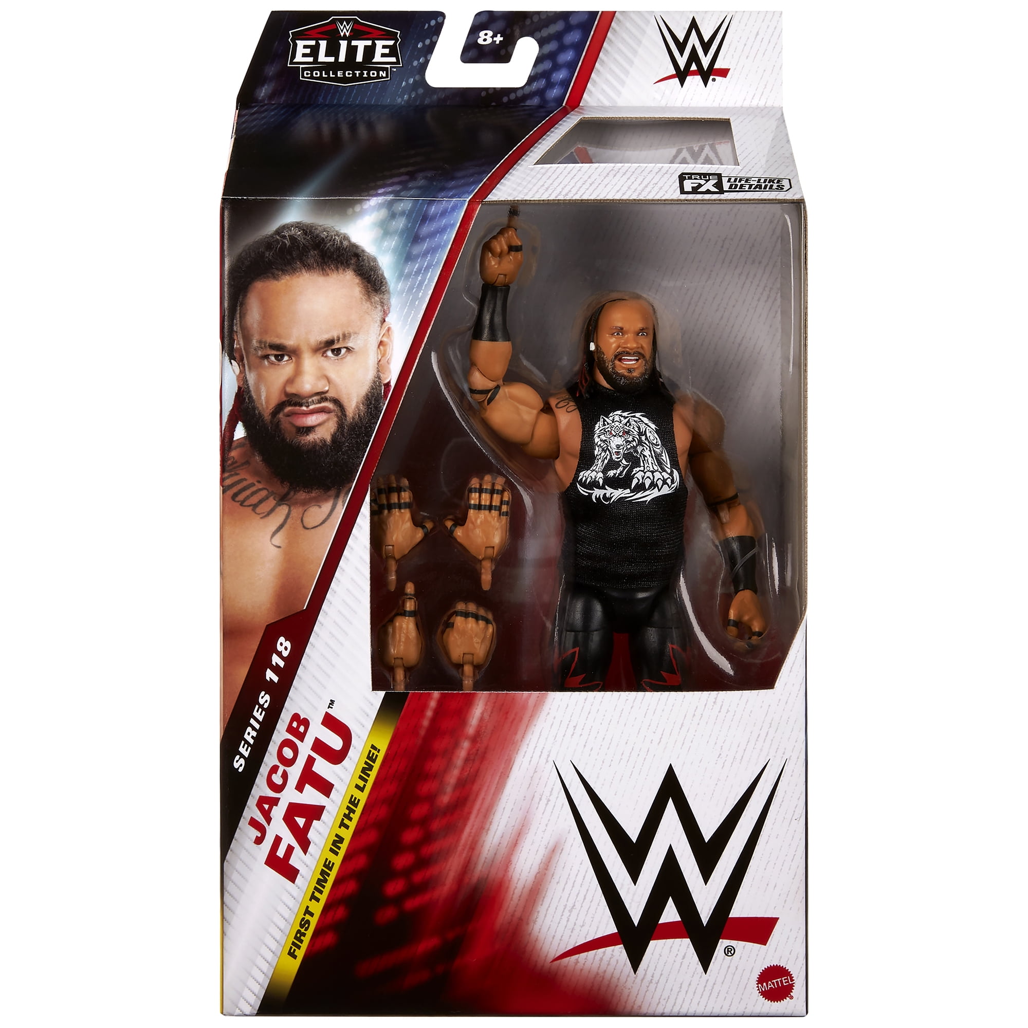Jacob Fatu - WWE Elite 118 Mattel WWE Toy Wrestling Action Figure ...