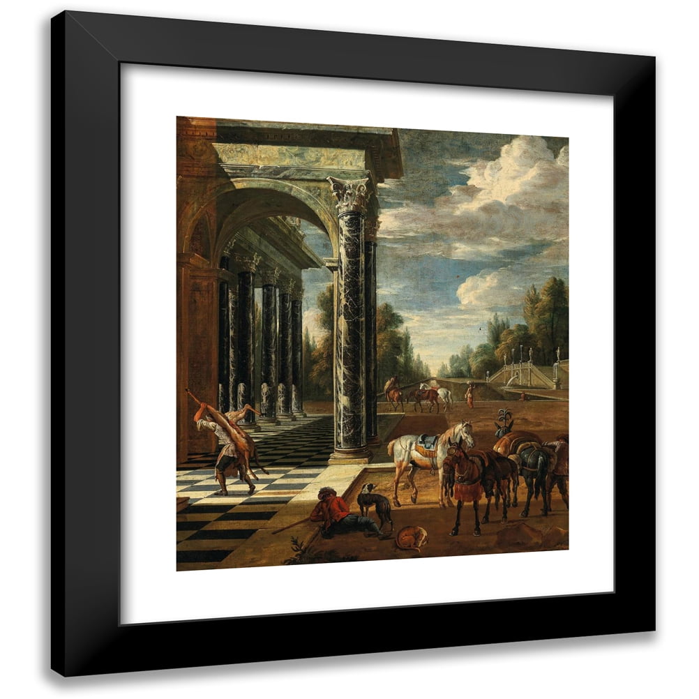 Jacob Ferdinand Saeys 20x23 Black Modern Framed Museum Art Print Titled ...