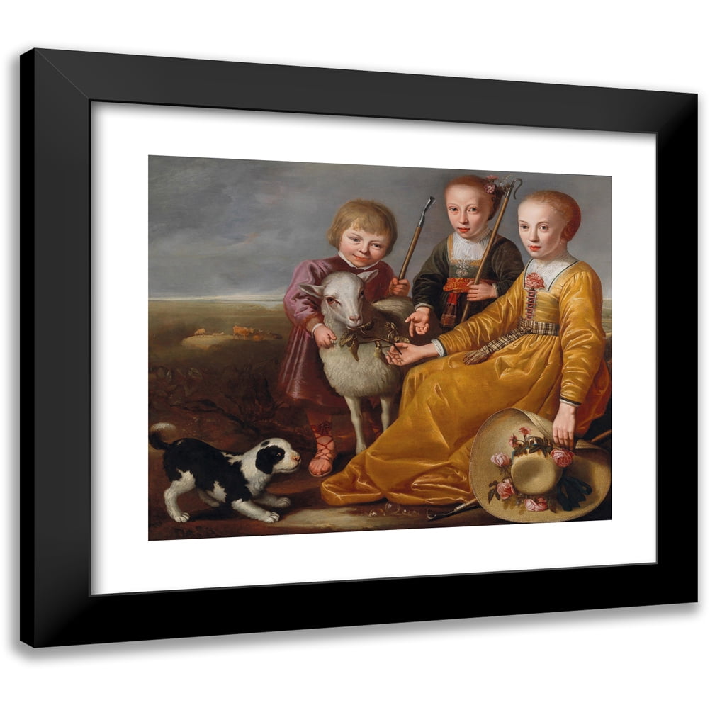 Jacob Gerritsz Cuyp 14x12 Black Modern Framed Museum Art Print Titled ...