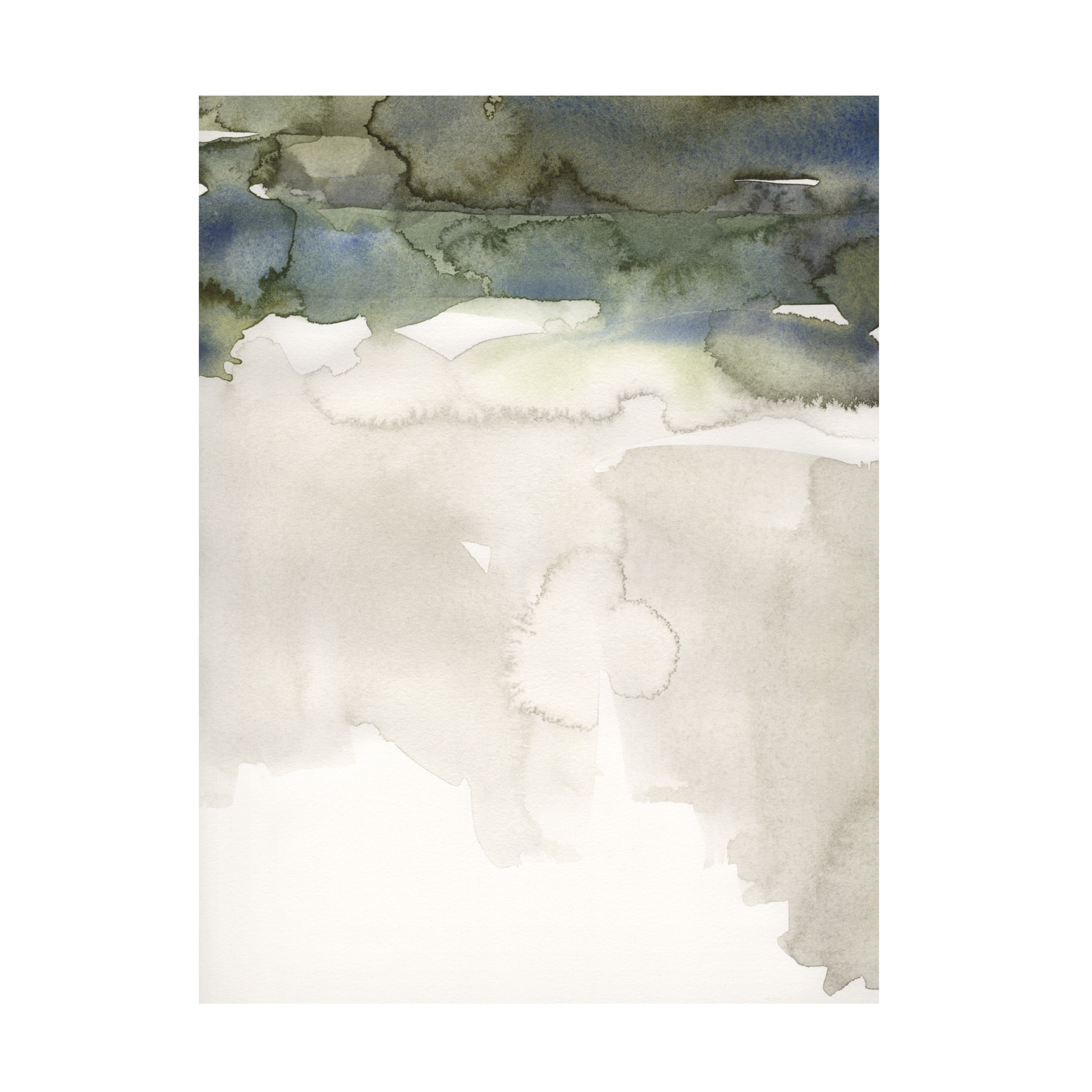 Jacob Green 'Watercolor Abstract Horizon III' Canvas Art - Walmart.com