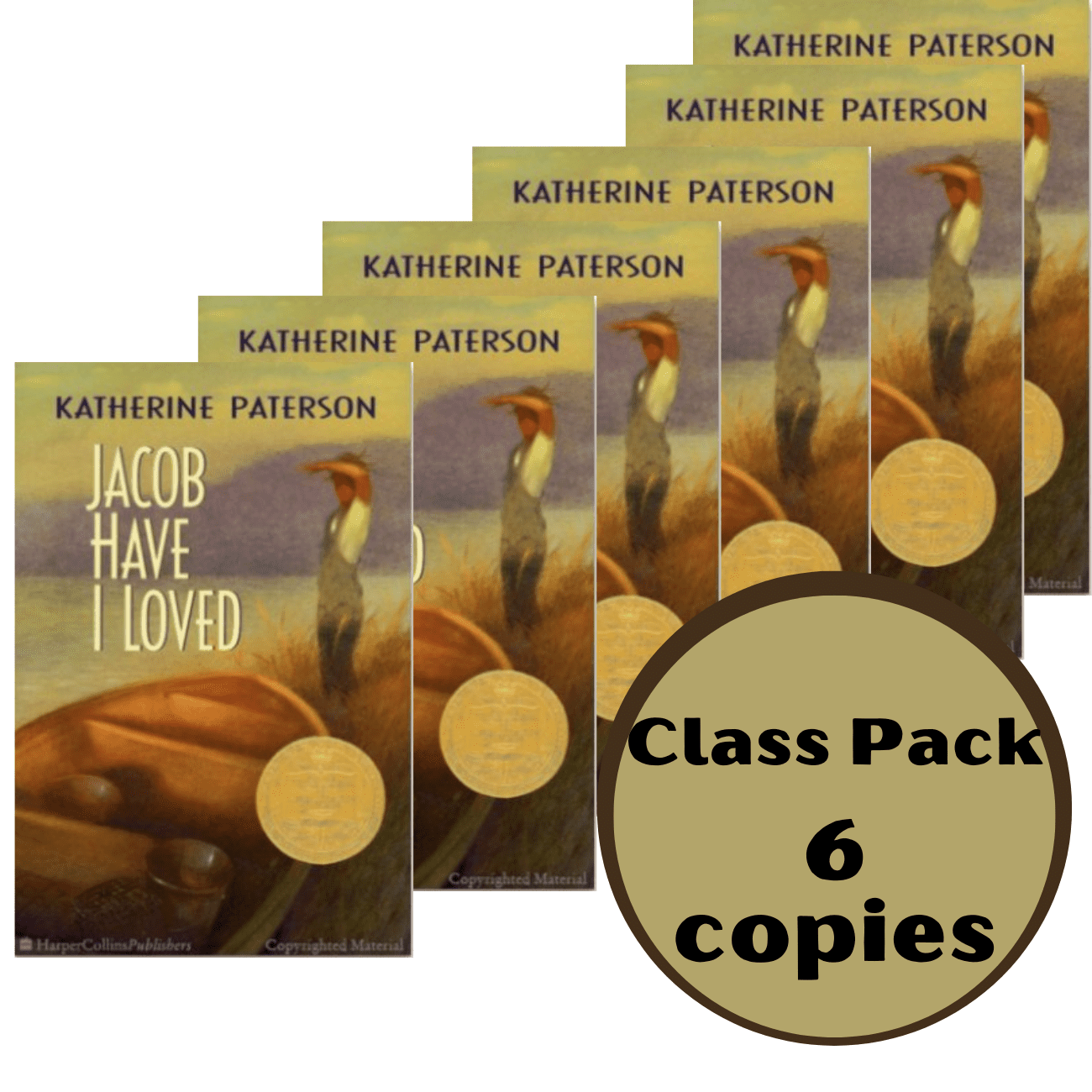 Jacob Have I Loved by Katherine Paterson - Classroom Book Club Set of 6 ...