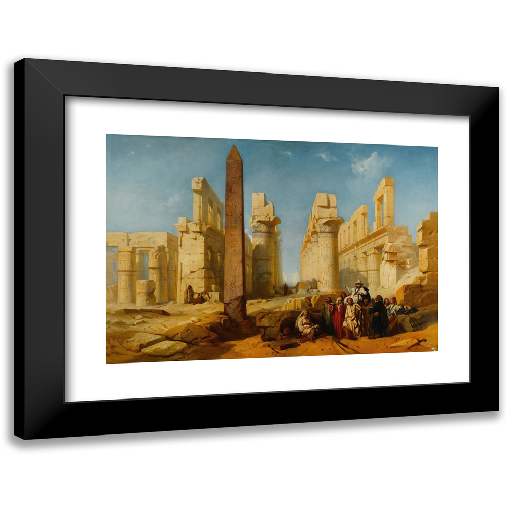 Jacob Jacobs 24x18 Black Modern Framed Museum Art Print Titled - Ruins ...