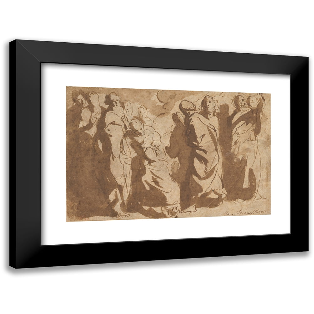 Jacob Jordaens 14x11 Black Modern Framed Museum Art Print Titled ...