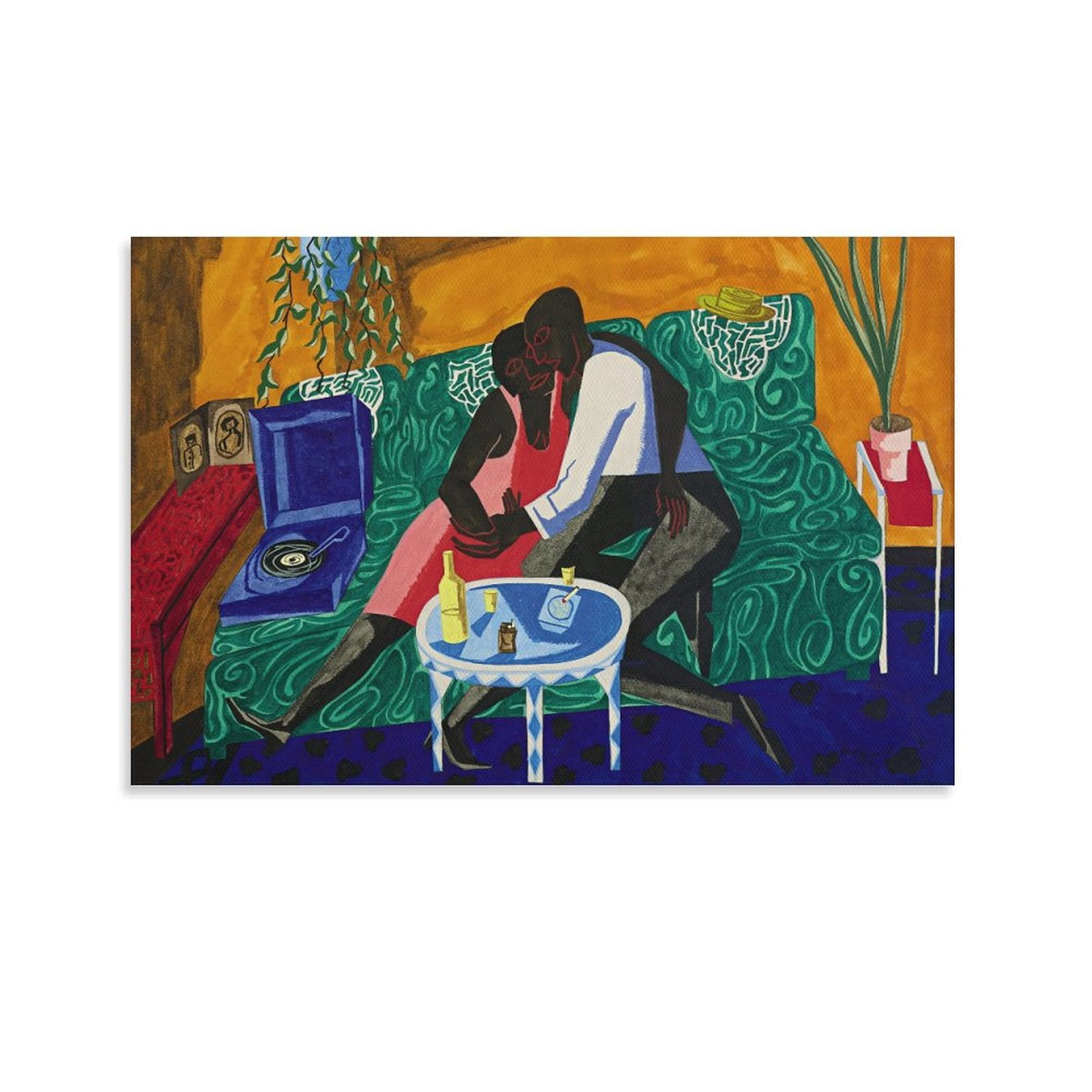 Jacob Lawrence Poster Wall Art Canvas Wall Art Poster Decorative ...