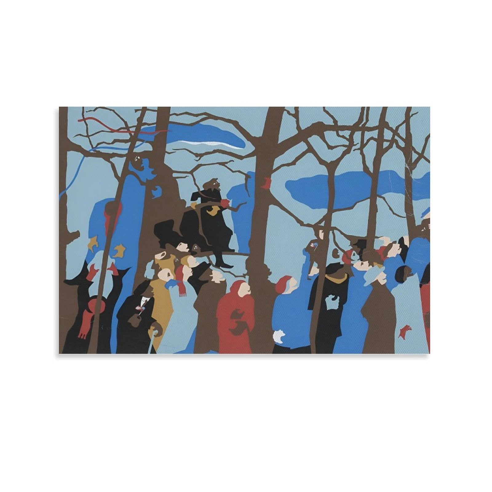 Jacob Lawrence Print Painting (16) Painting On Canvas Wall Art Poster ...