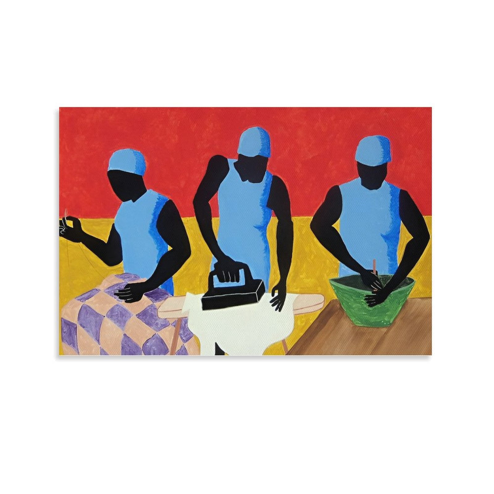 Jacob Lawrence Print Painting (31) Poster Cool Artworks Painting Wall ...
