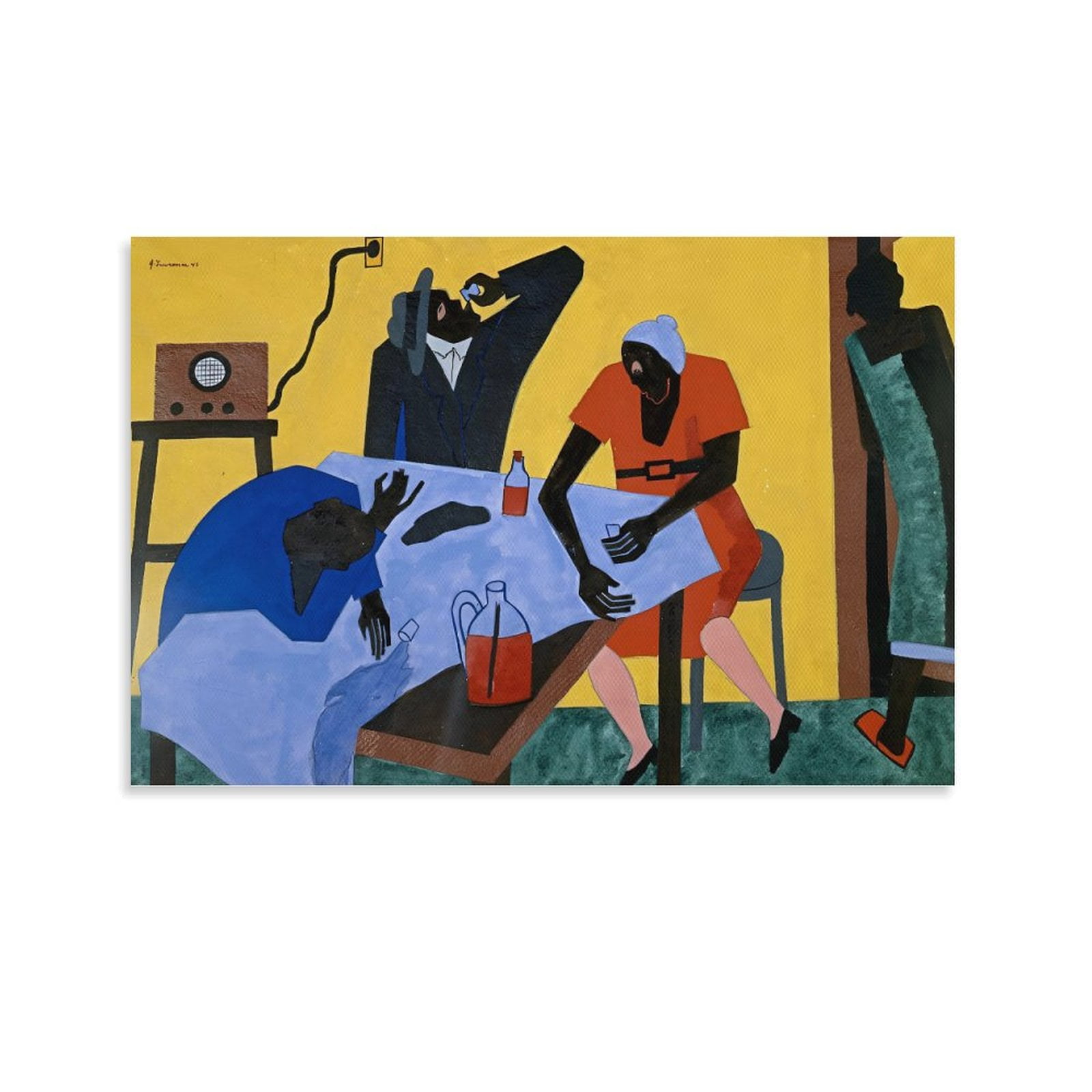 Jacob Lawrence Print Painting (9) Picture Print Wall Art Poster ...