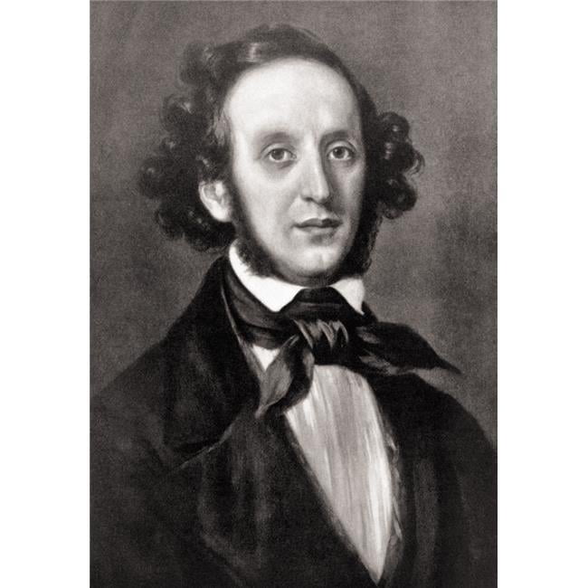 Jacob Ludwig Felix Mendelssohn-Bartholdy 1809 To 1847 German Musician ...