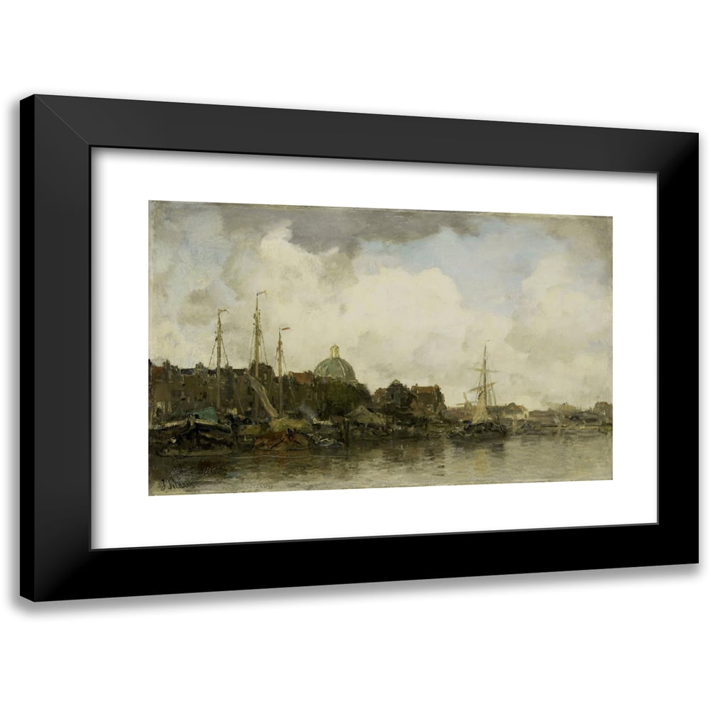 Jacob Maris 14x11 Black Modern Framed Museum Art Print Titled ...