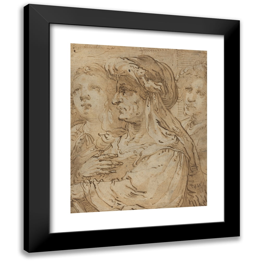 Jacob Matham 12x14 Black Modern Framed Museum Art Print Titled ...