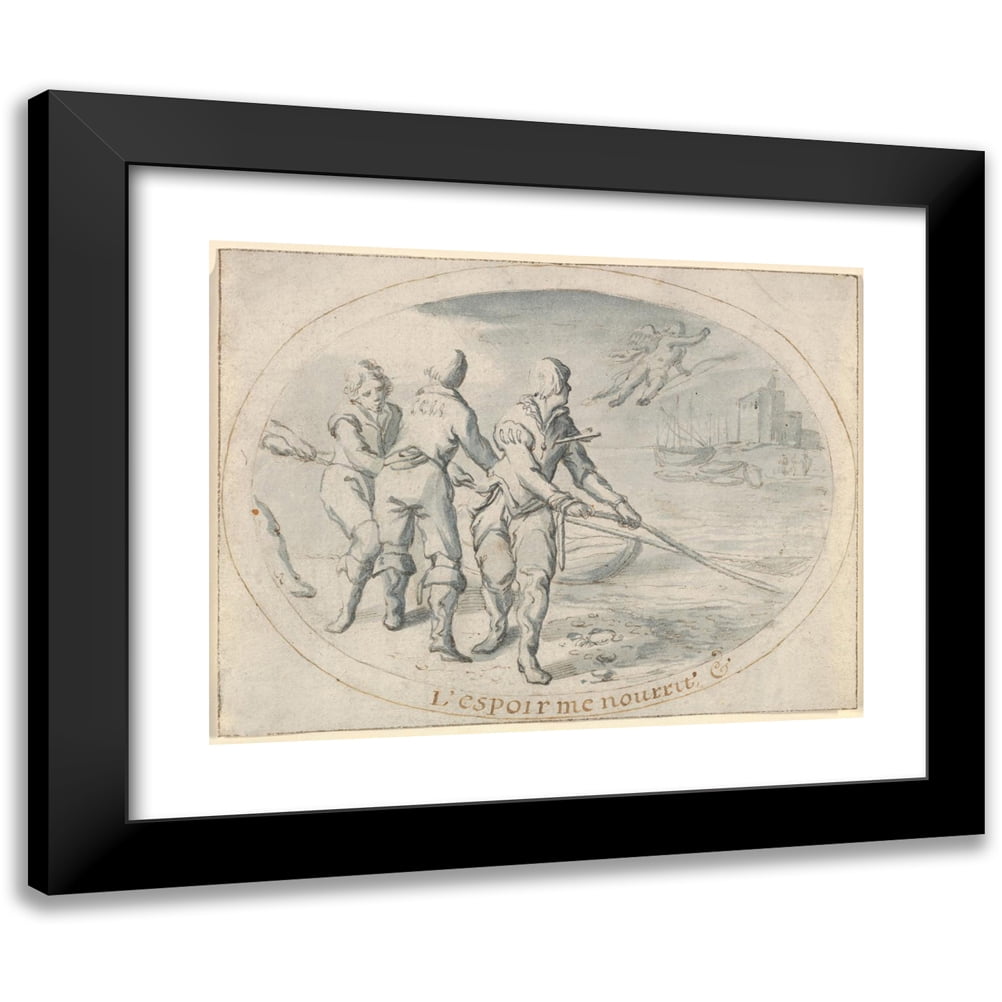 Jacob Matham 24x19 Black Modern Framed Museum Art Print Titled - Emblem ...