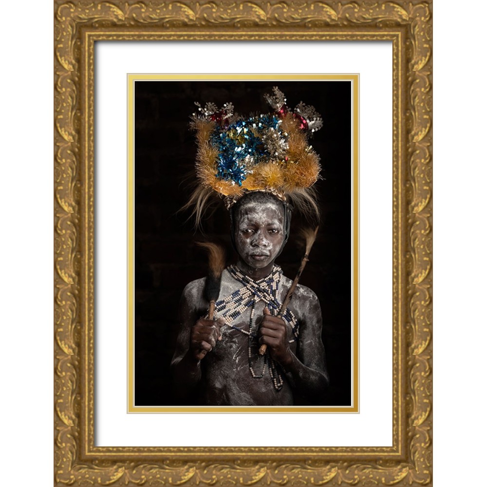 Jacob, Matt 17x24 Gold Ornate Wood Framed with Double Matting Museum ...