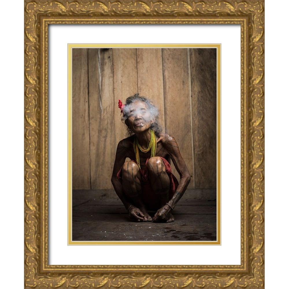 Jacob, Matt 19x24 Gold Ornate Wood Framed with Double Matting Museum ...