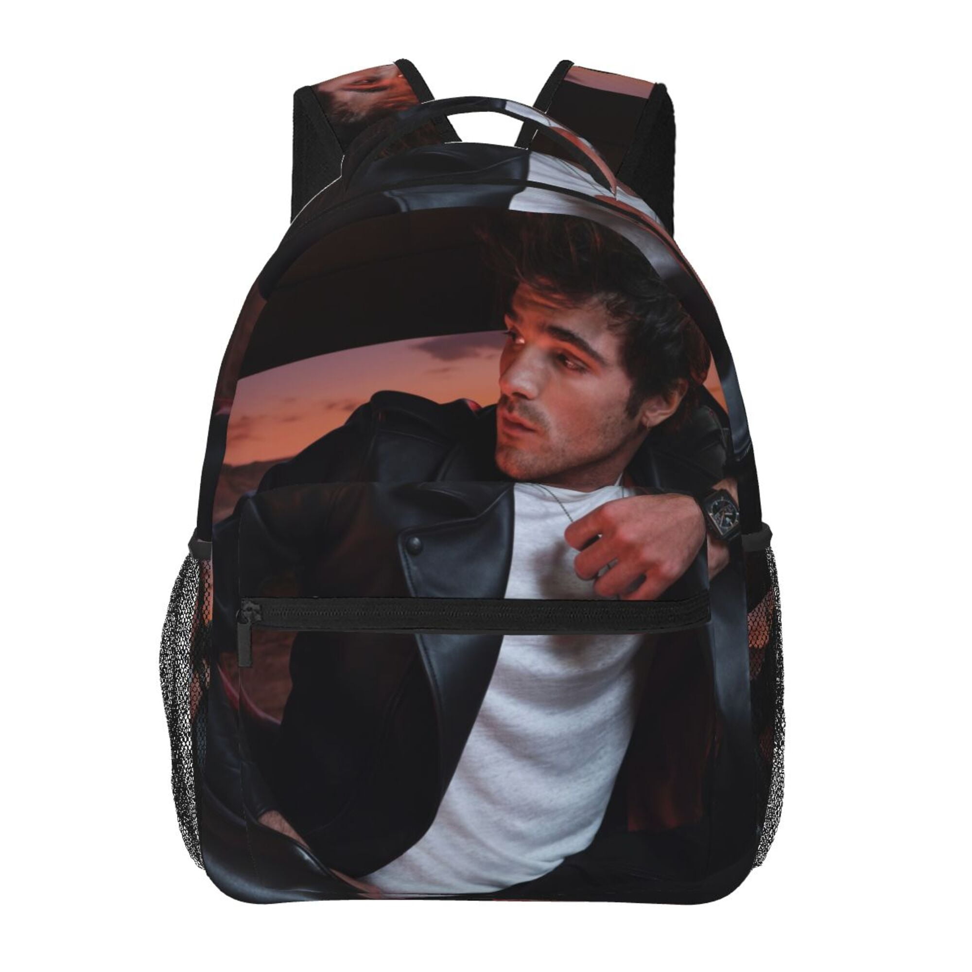 Jacob Star Elordi Lightweight Roll-Top Backpack with External Mesh ...