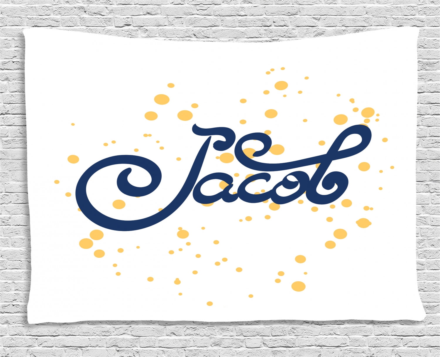 Jacob Tapestry, Religious Name with Modern Calligraphy Letter Design ...