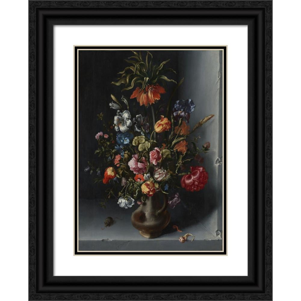 Jacob Vosmaer 11x14 Black Ornate Wood Framed Double Matted Museum Art ...