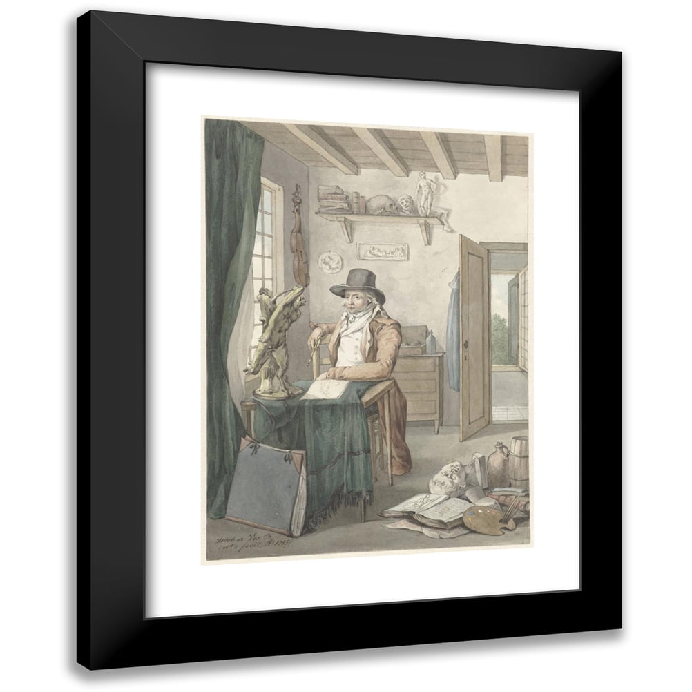 Jacob Willemz. de Vos 14x18 Black Modern Framed Museum Art Print Titled ...