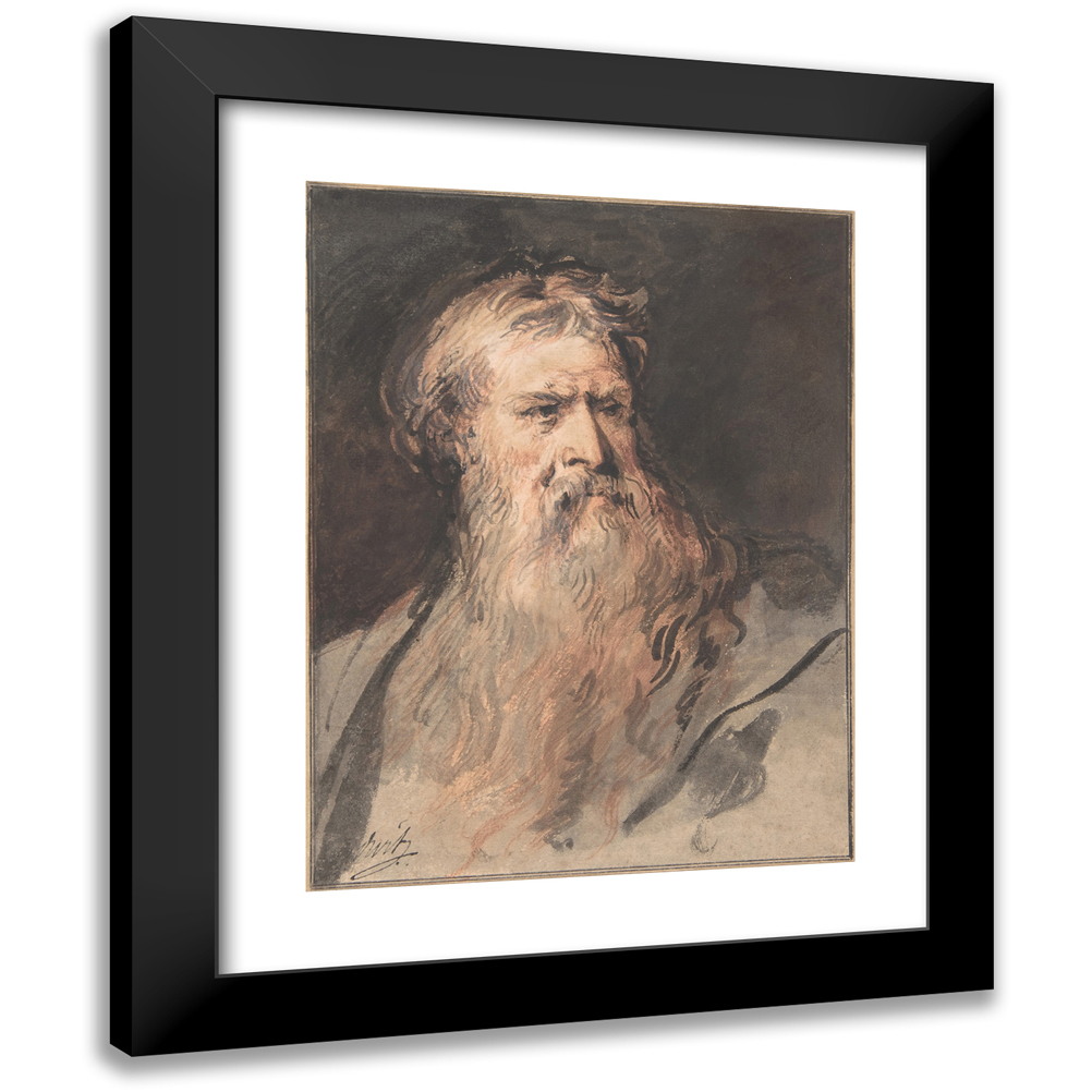 Jacob de Wit 19x24 Black Modern Framed Museum Art Print Titled - Study ...