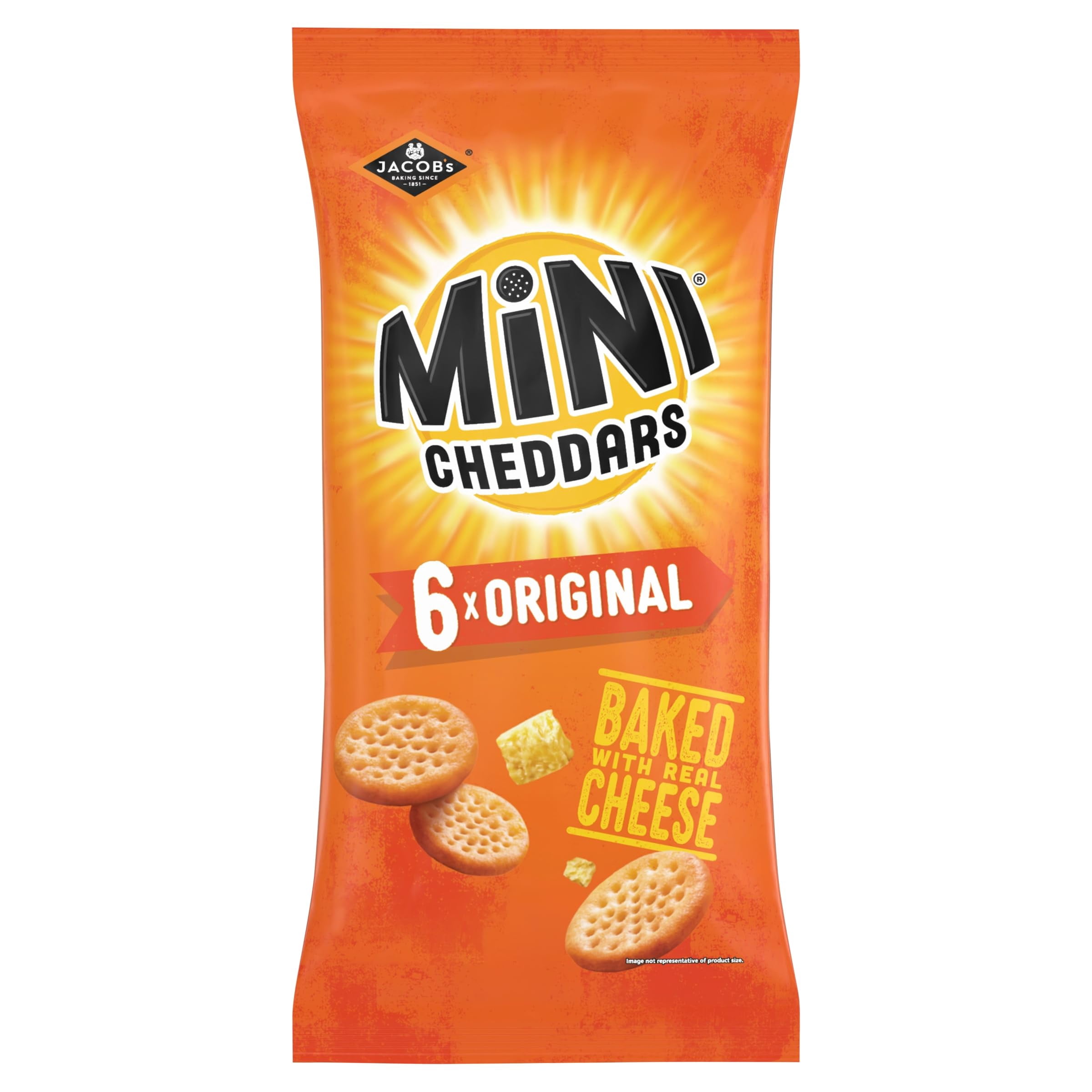 Jacob's Mini Cheddars Original DMF15 Crisps, 150 g - Walmart.com