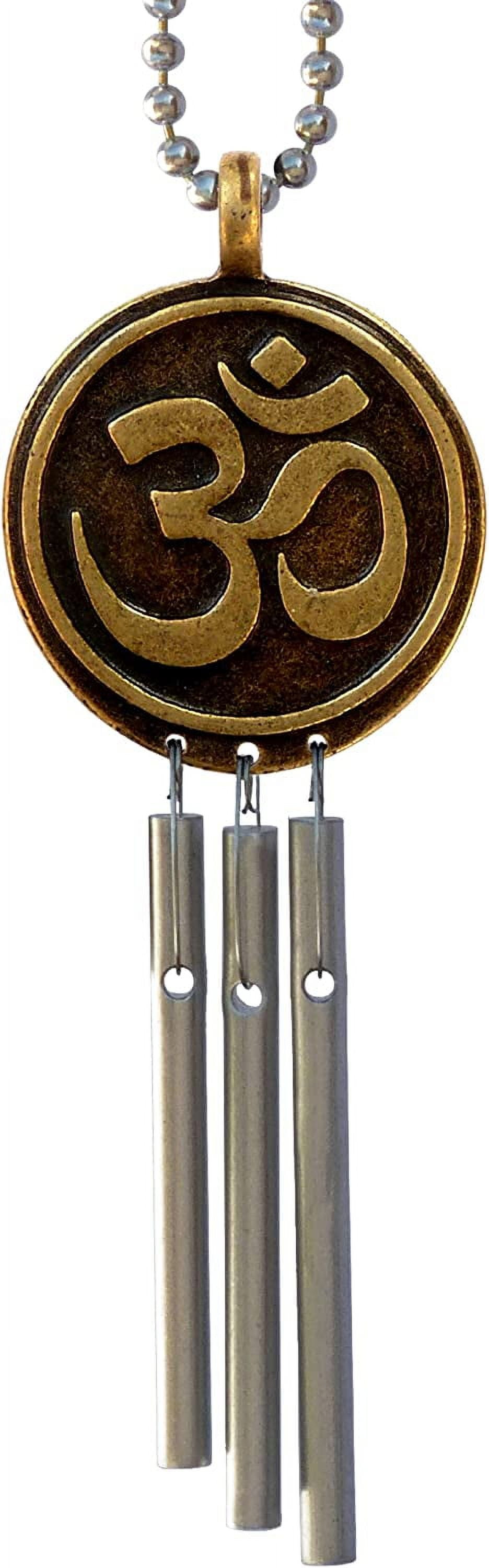 Jacob's Musical Car Charm, Om Symbol Mini Wind Chime - Walmart.com