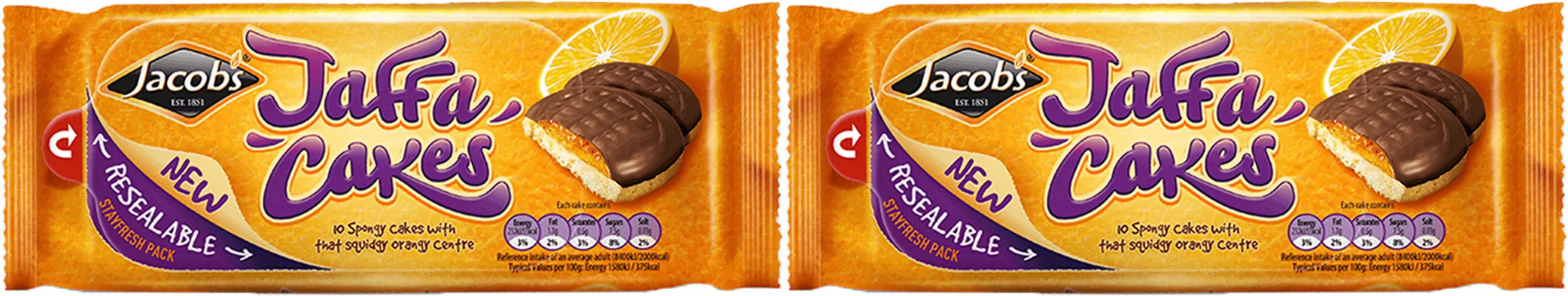Jacob's Orange Jaffa Cakes, 10 ct pack of 2 - Walmart.com