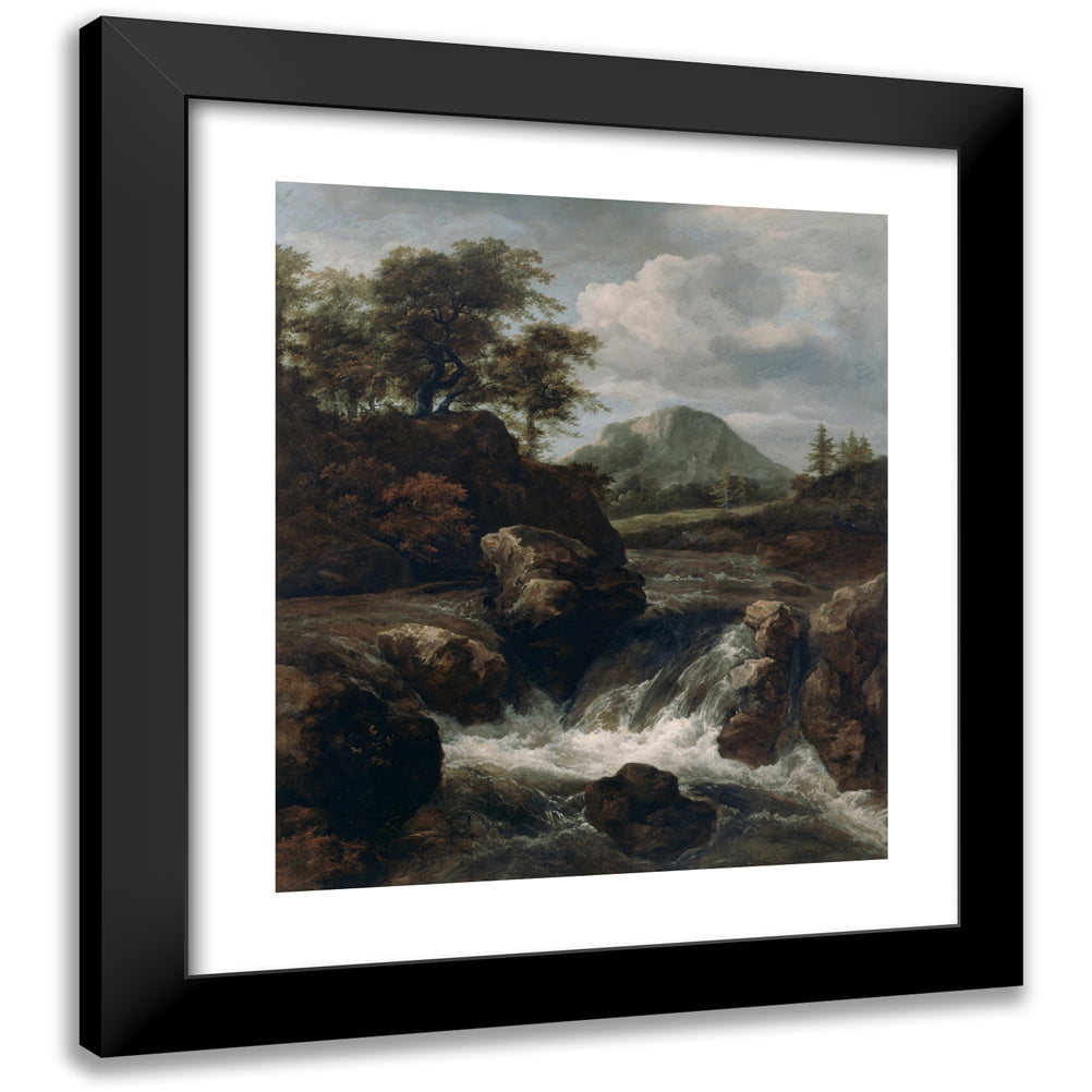 Jacob van Ruisdael 15x17 Black Modern Framed Museum Art Print Titled ...
