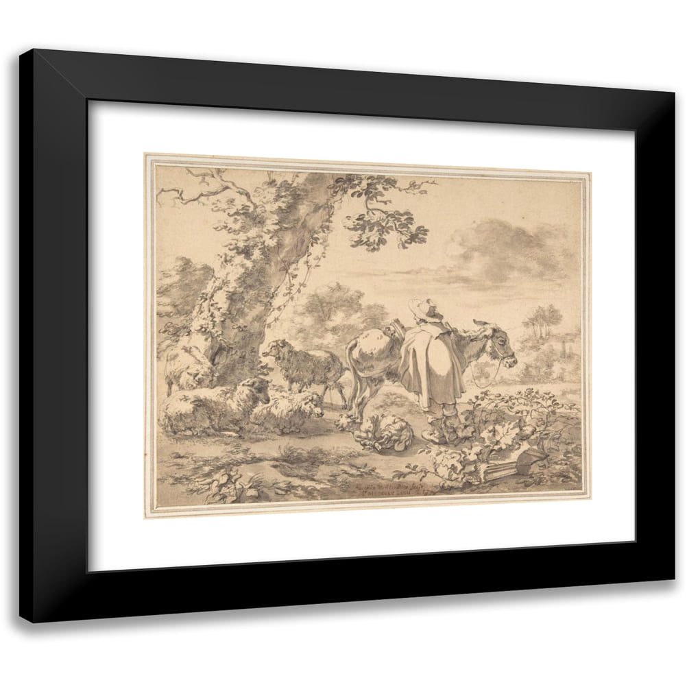 Jacob van der Does 18x15 Black Modern Framed Museum Art Print Titled ...