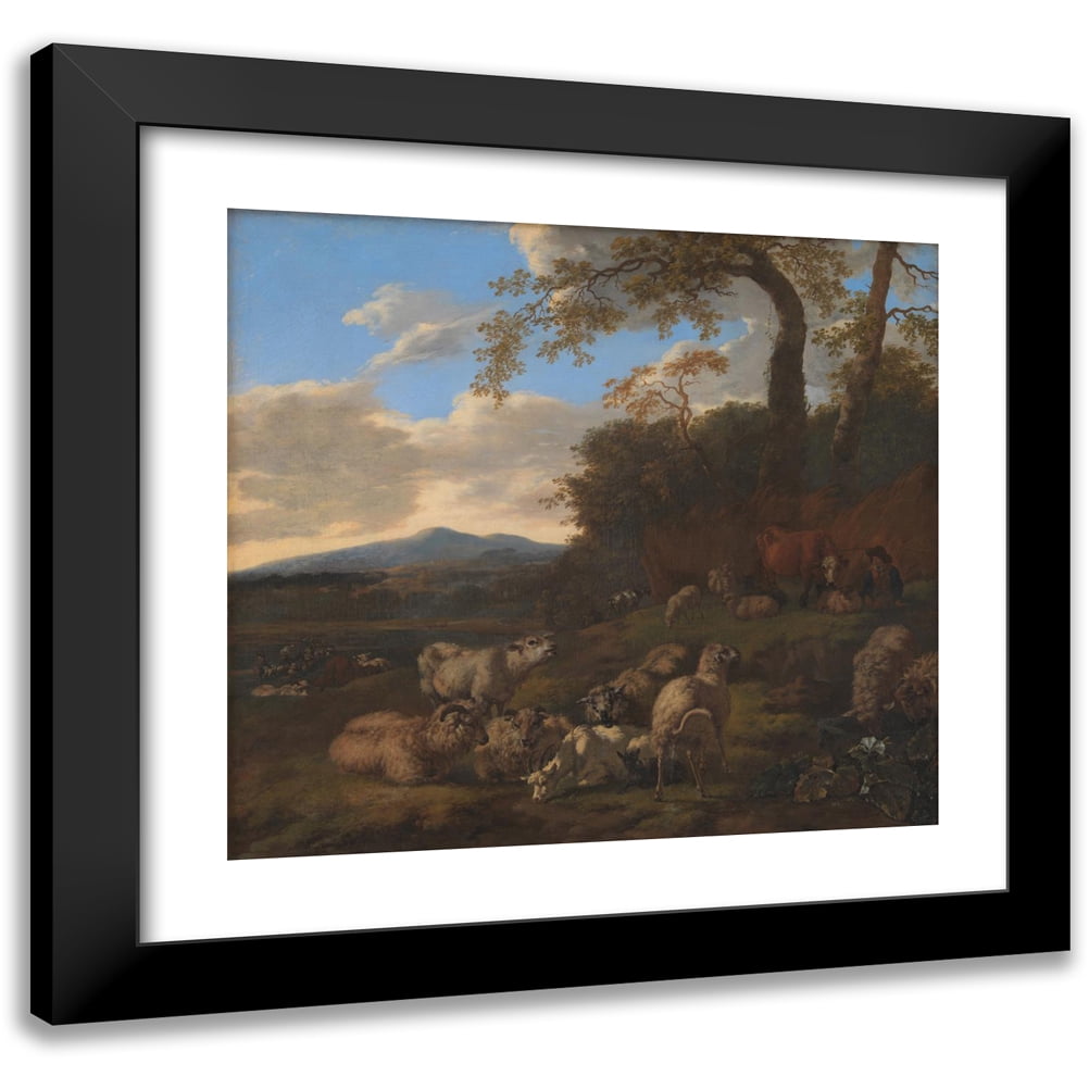Jacob van der Does the elder 13x12 Black Modern Framed Museum Art Print ...
