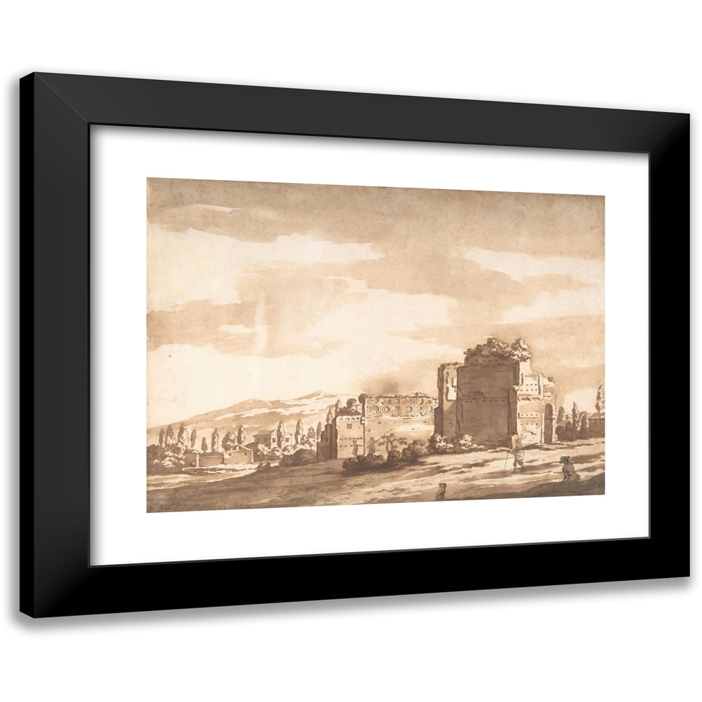 Jacob van der Ulft 18x14 Black Modern Framed Museum Art Print Titled ...