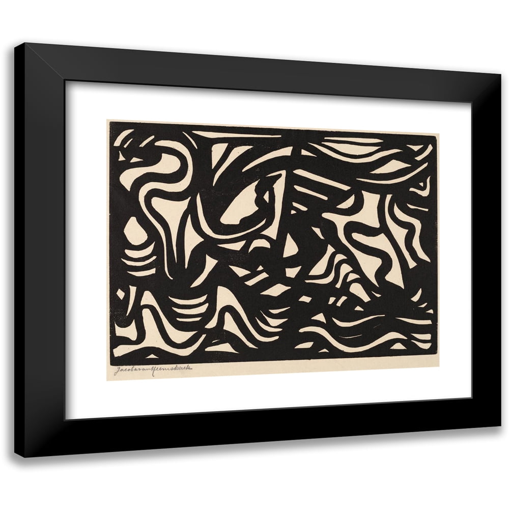 Jacoba van Heemskerck 18x15 Black Modern Framed Museum Art Print Titled ...