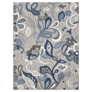 HR Waterproof Ocean Pattern Abstract Outdoor Rug - Stain and Fade ...