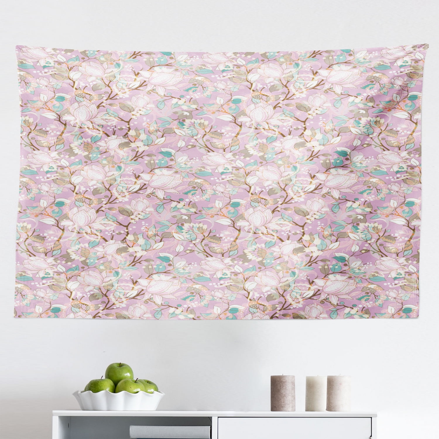 Jacobean Tapestry, Contemporary and Exotic Setting Floral Jungle ...