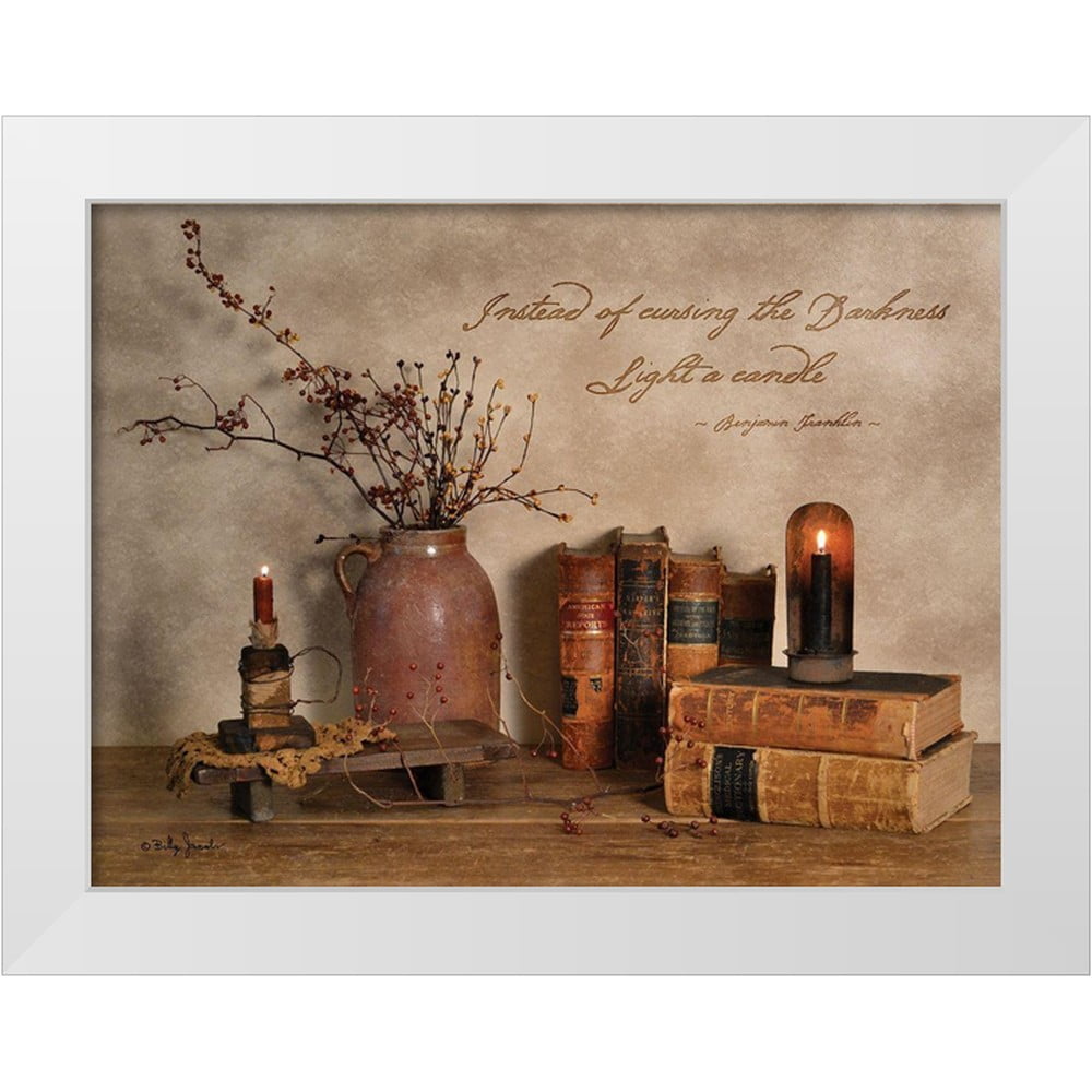 Jacobs, Billy 14x12 White Modern Wood Framed Museum Art Print Titled ...