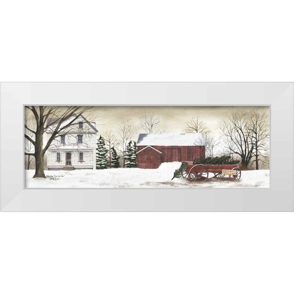 Jacobs, Billy 14x7 White Modern Wood Framed Museum Art Print Titled ...