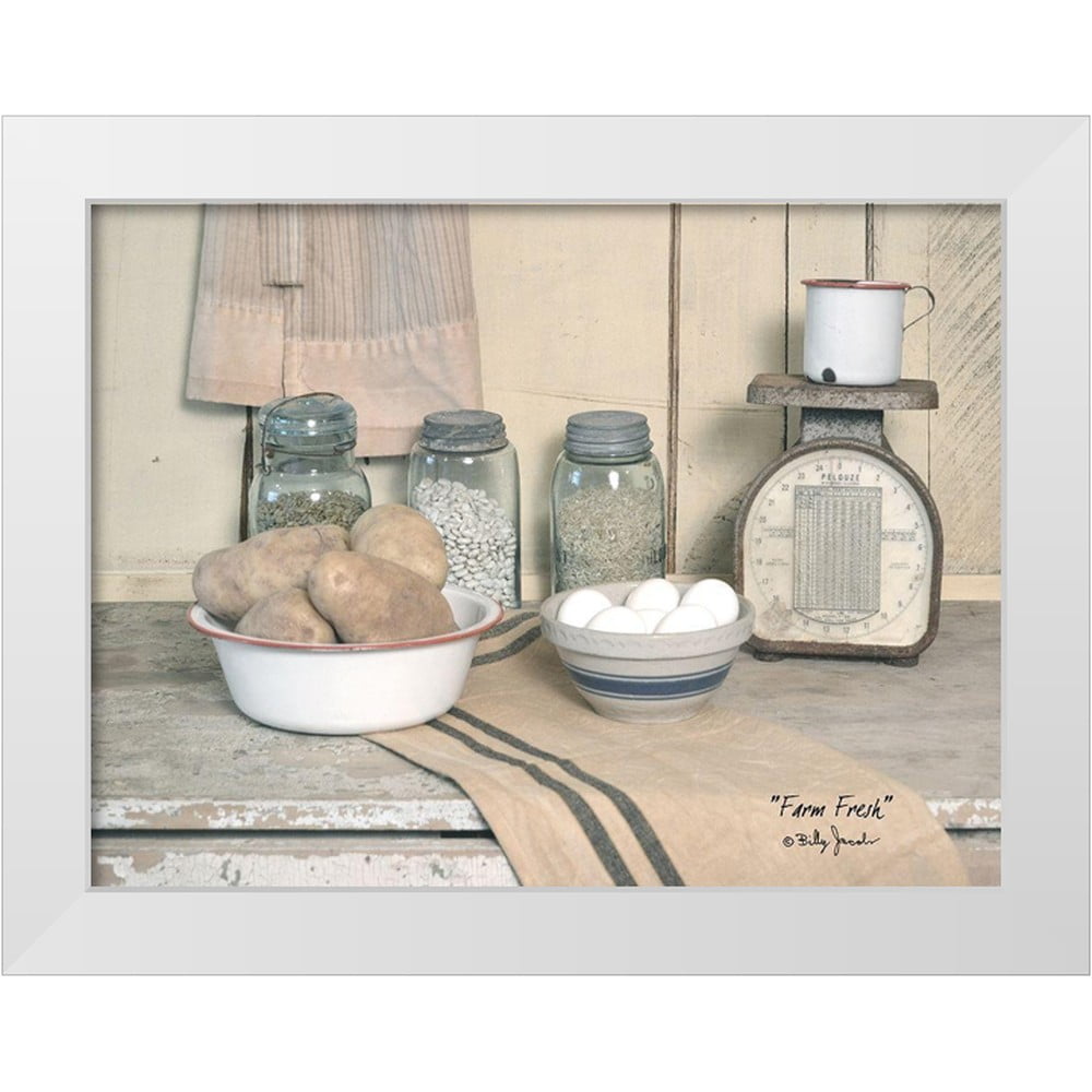 Jacobs, Billy 24x19 White Modern Wood Framed Museum Art Print Titled ...