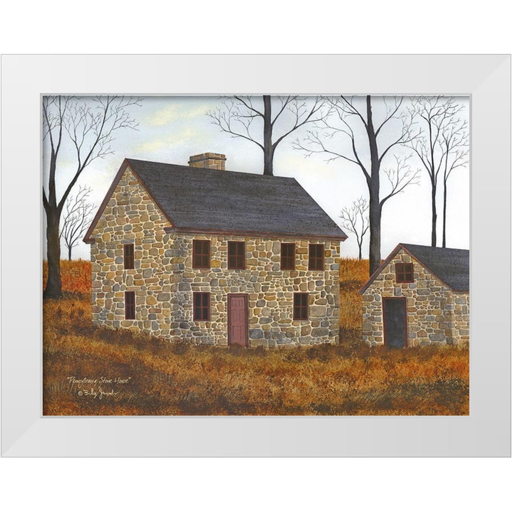 Jacobs, Billy 24x19 White Modern Wood Framed Museum Art Print Titled ...