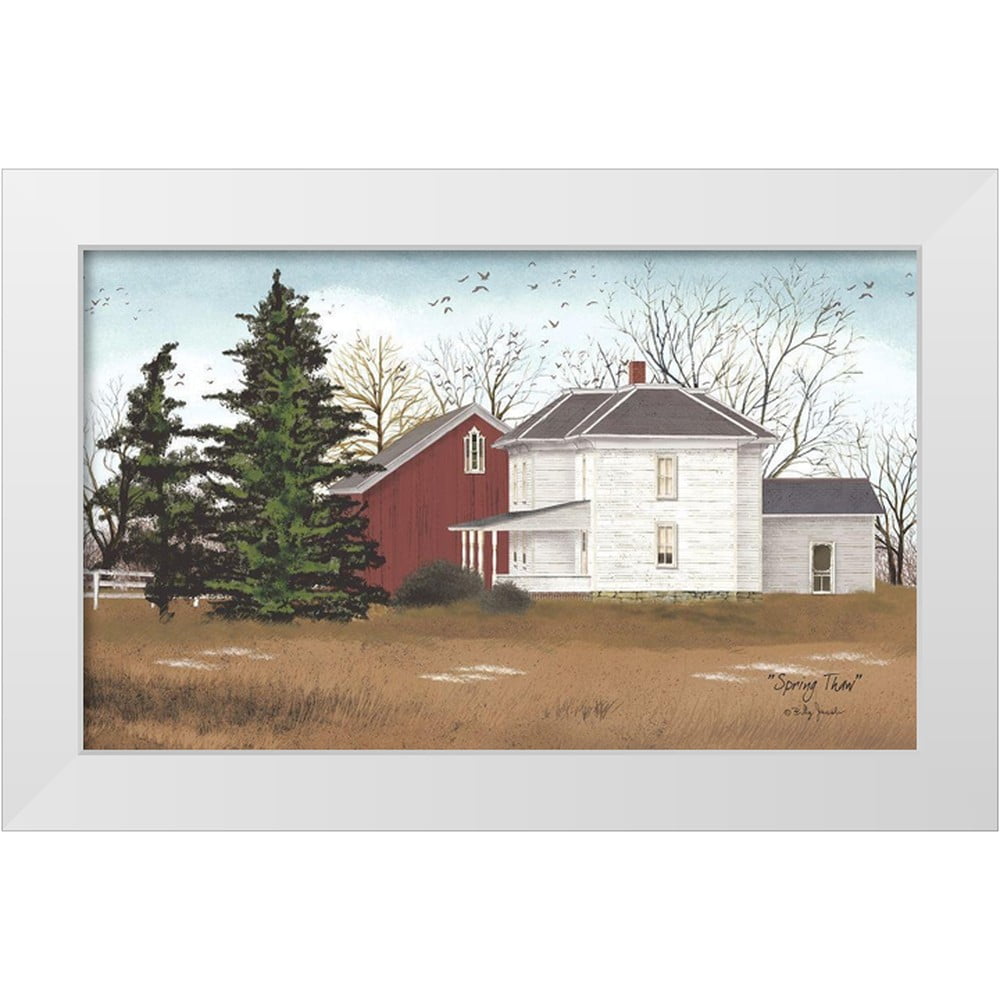 Jacobs, Billy 32x21 White Modern Wood Framed Museum Art Print Titled ...