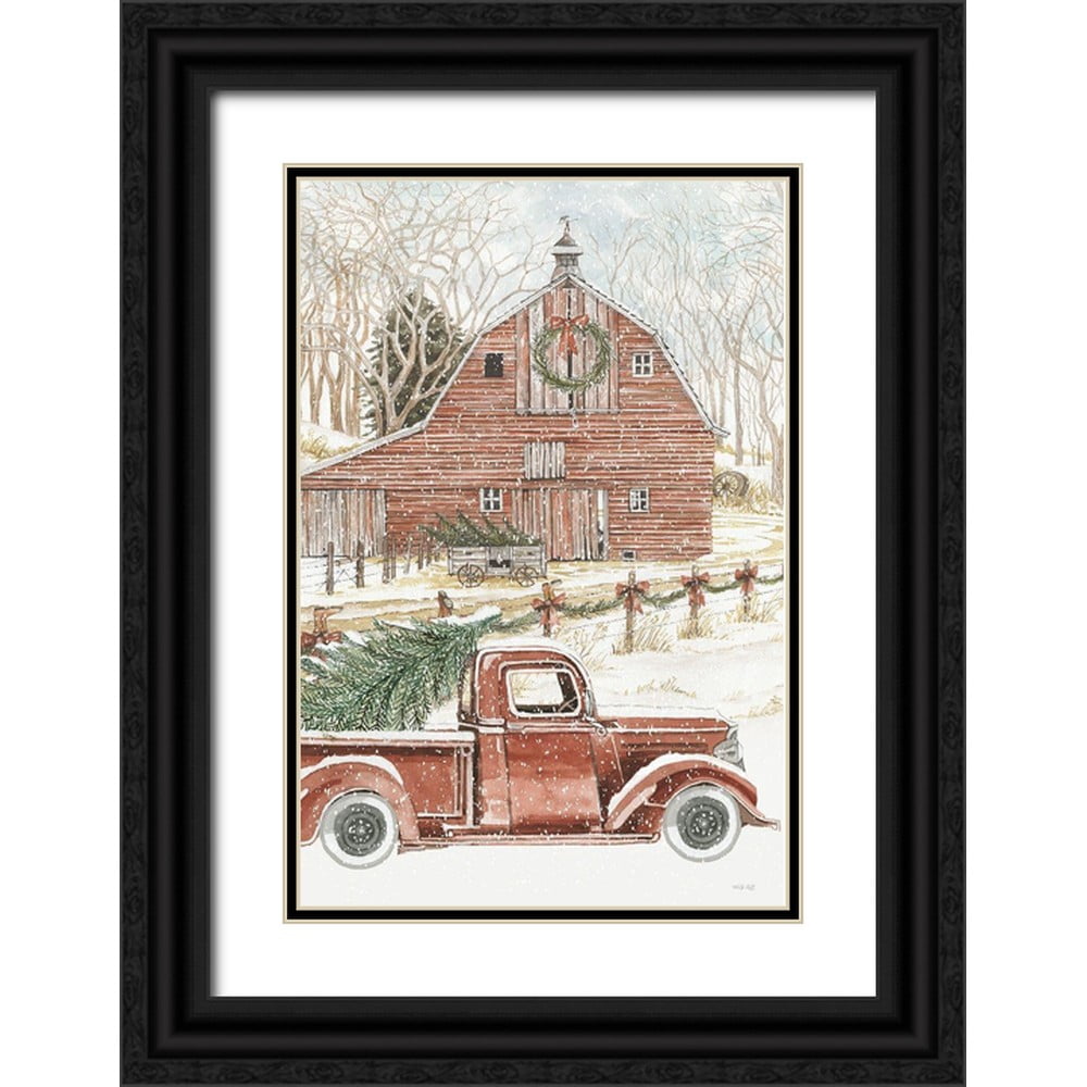 Jacobs, Cindy 11x14 Black Ornate Wood Framed with Double Matting Museum ...