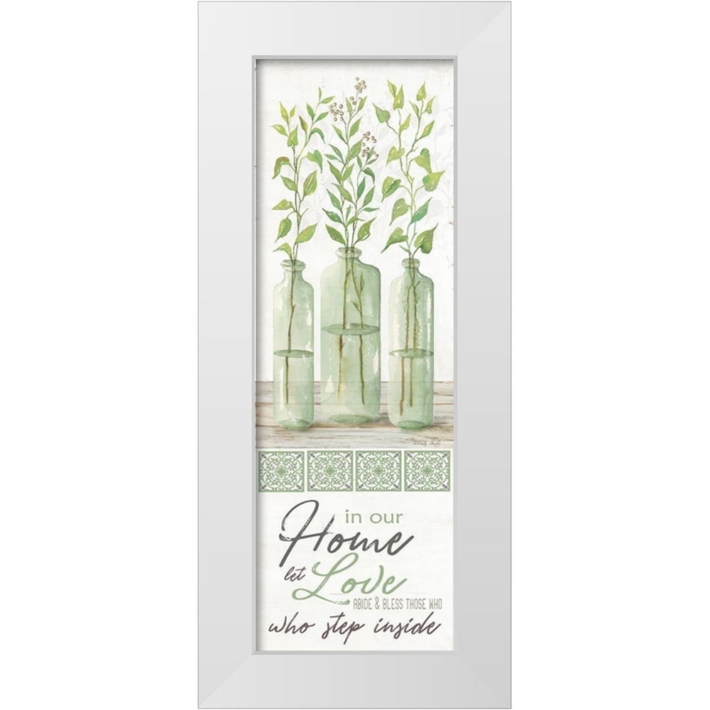 Jacobs, Cindy 11x24 White Modern Wood Framed Museum Art Print Titled ...