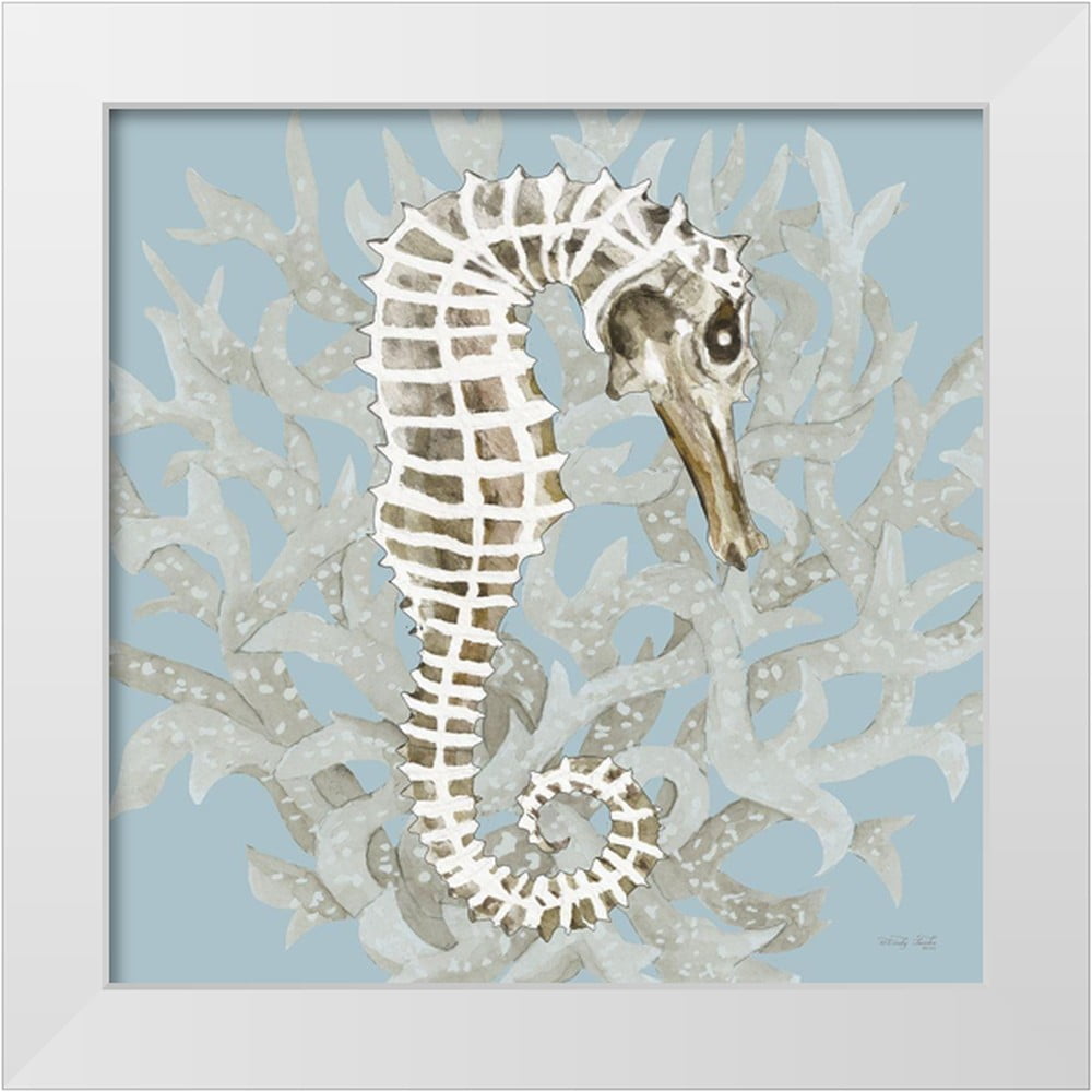 Jacobs, Cindy 12x12 White Modern Wood Framed Museum Art Print Titled ...