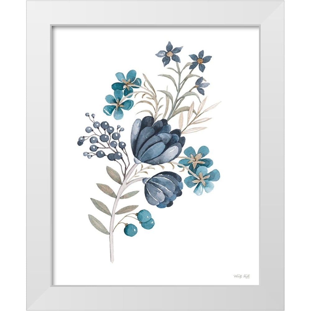 Jacobs, Cindy 12x14 White Modern Wood Framed Museum Art Print Titled ...