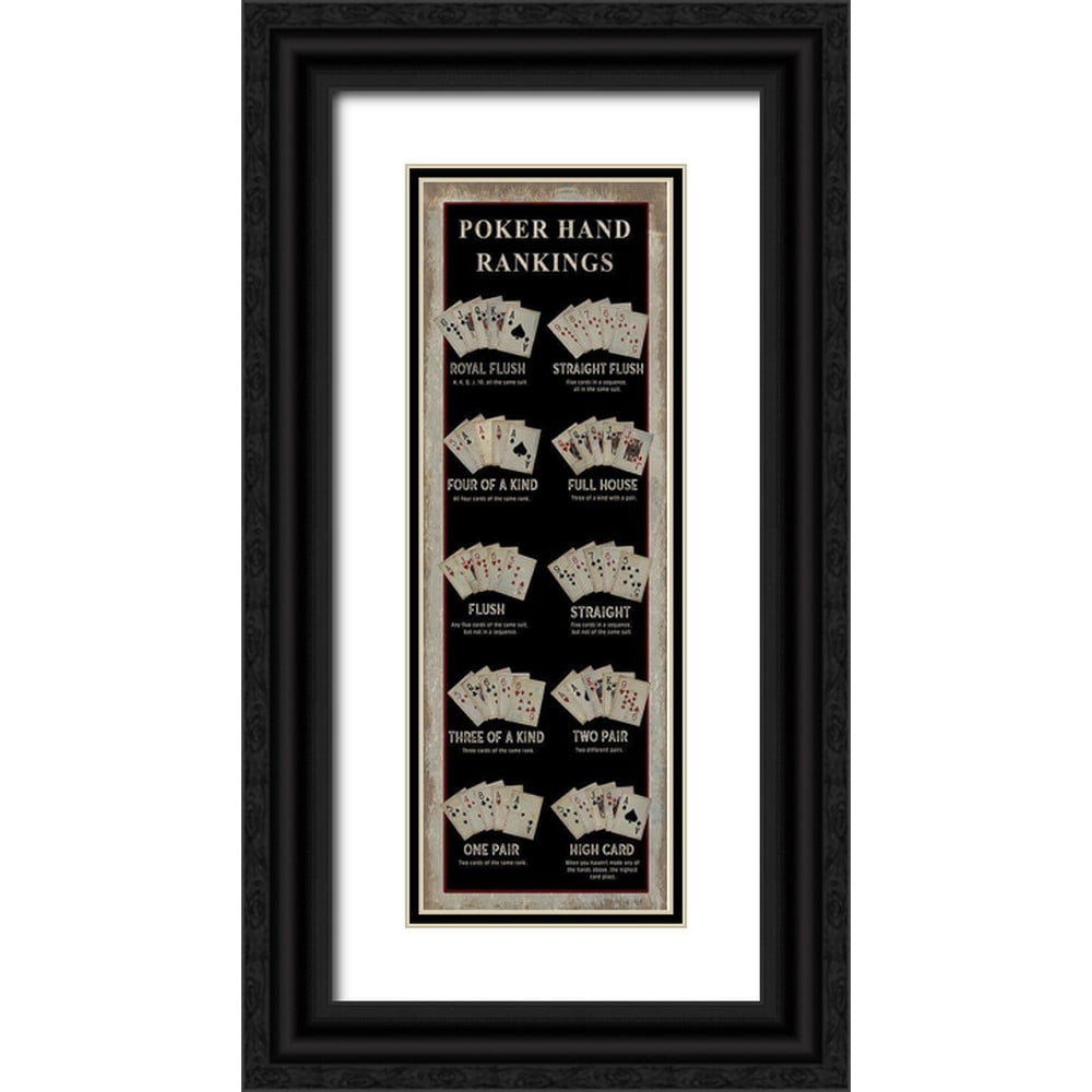 Jacobs, Cindy 13x32 Black Ornate Wood Framed with Double Matting Museum ...